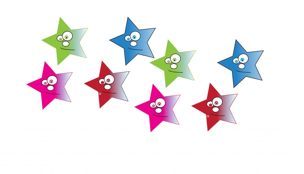 Colour Star Flashcards - English with George