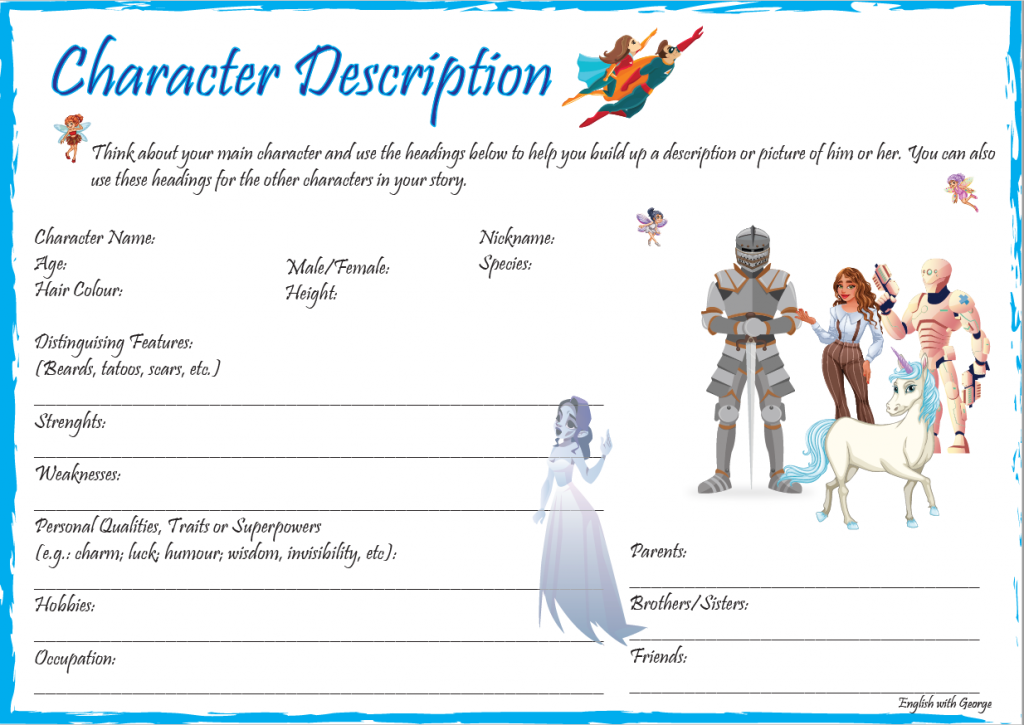 Story Telling Kit - Creative Writing - English with George