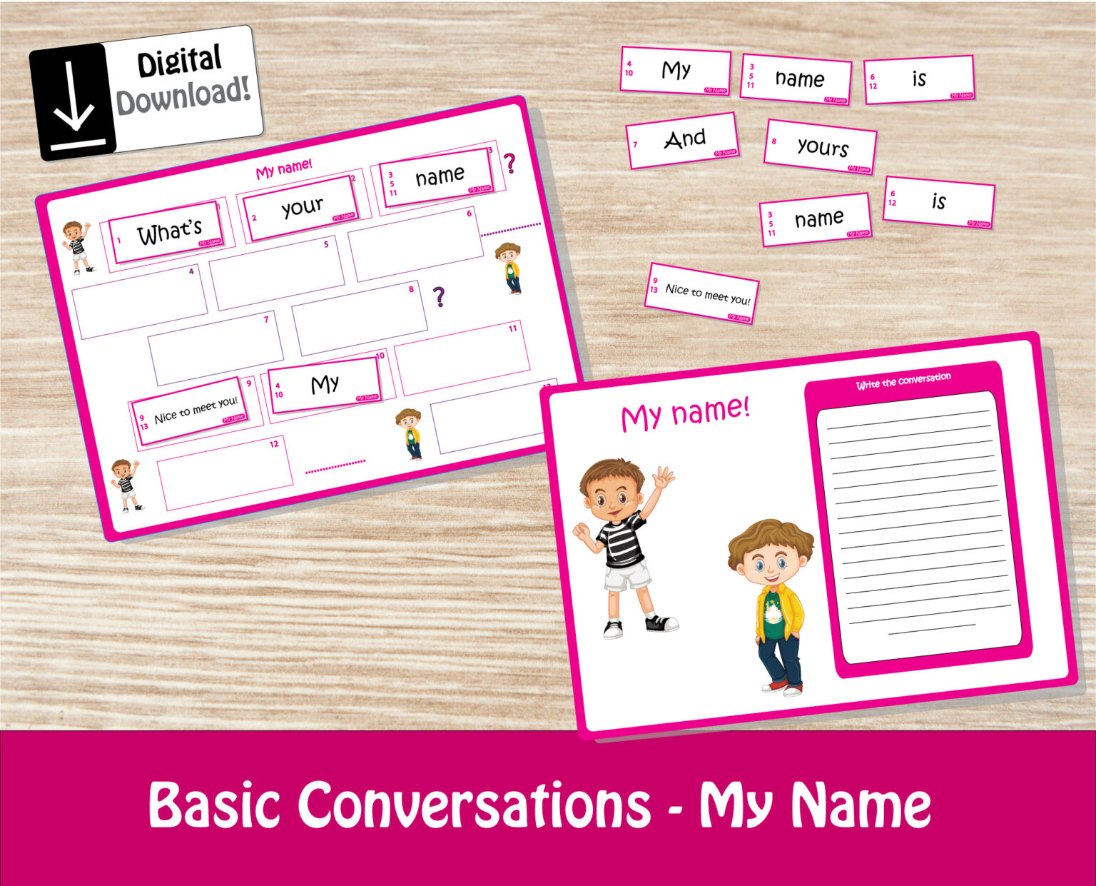 Basic Conversation Builder - Social Skills - English with George