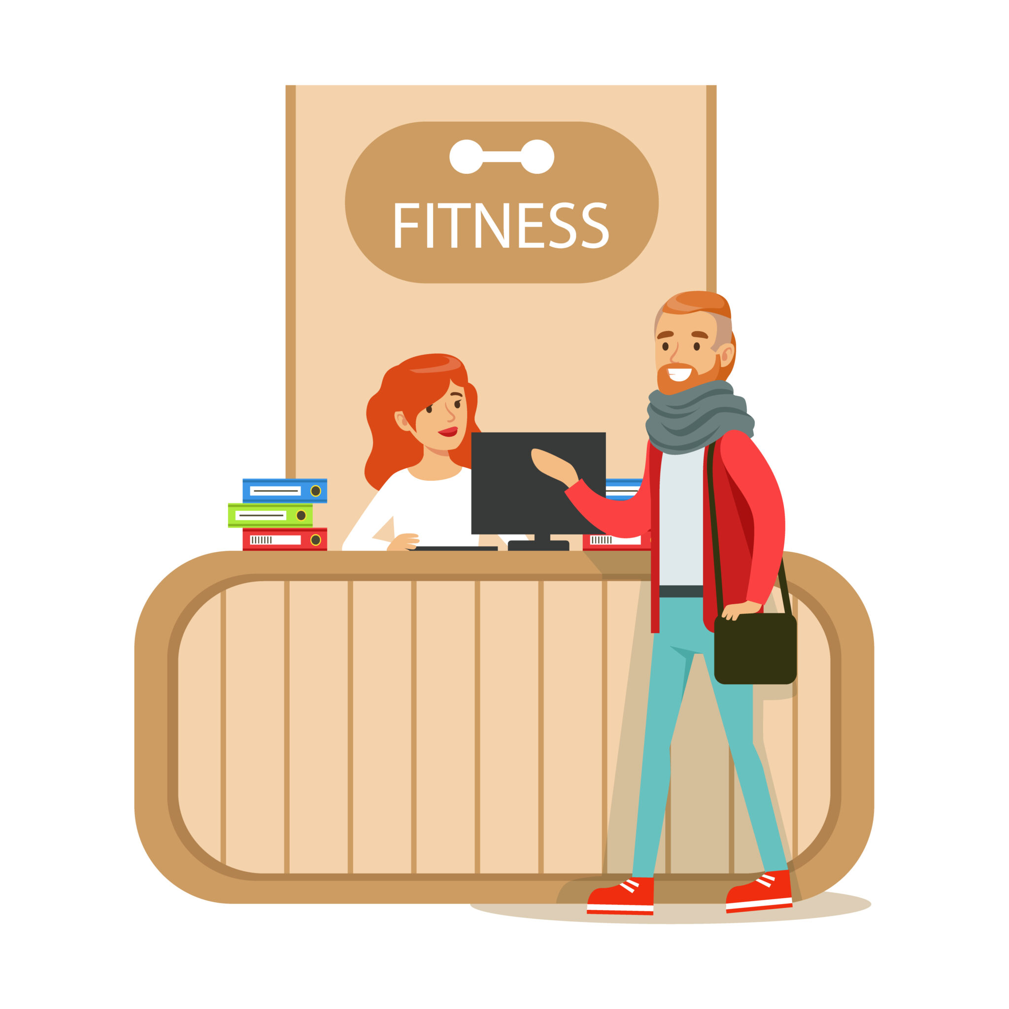 Gym receptionist - Lesson 2 - English with George
