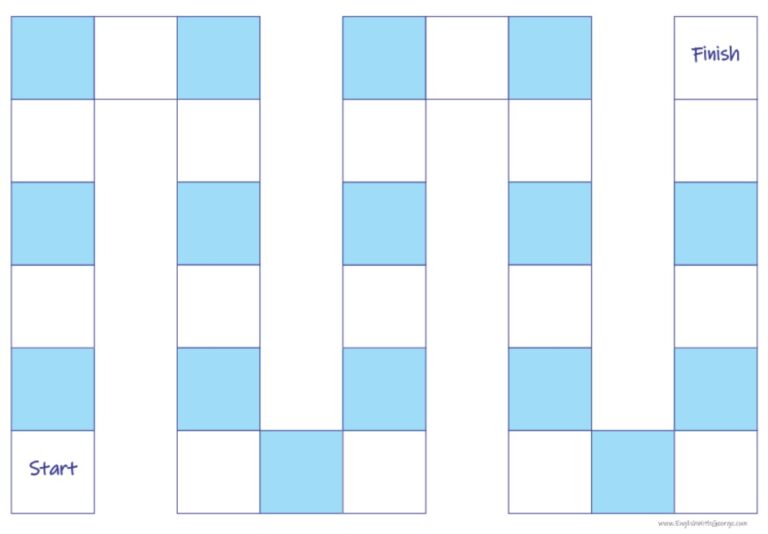 Board Game Templates - English with George